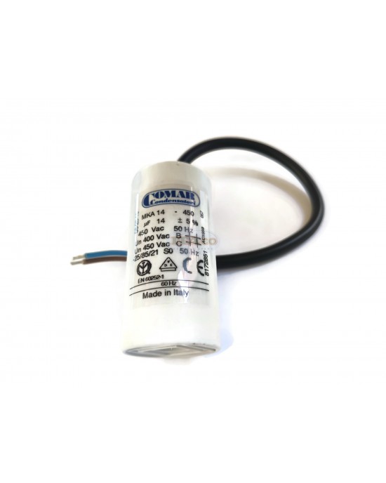 Made in Italy Motor Electrolytic Comar Condenser Capacitor wire MKA ...