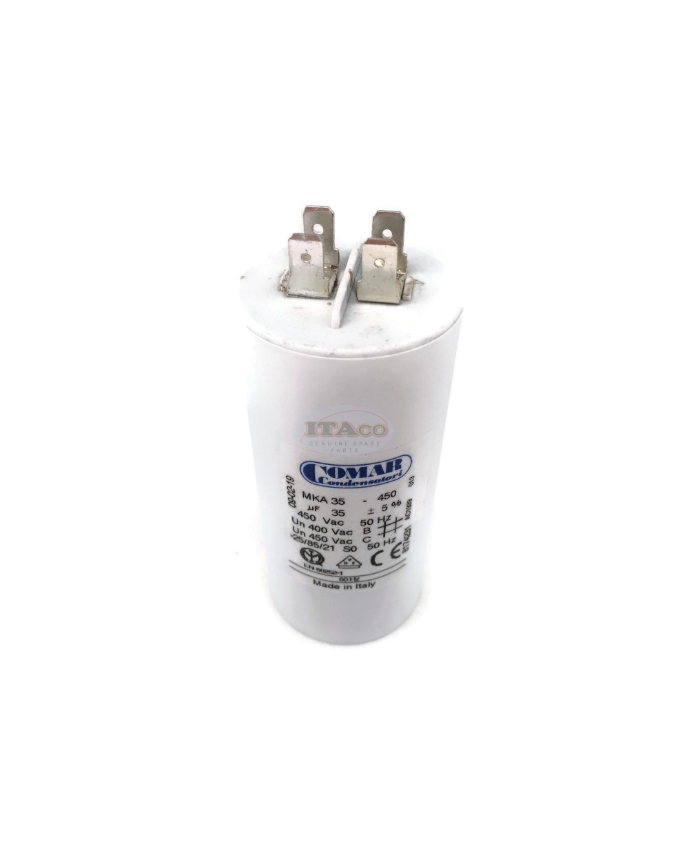 Comar Condenser Made in ItalyC Starting motor MK 35UF 450V Comar