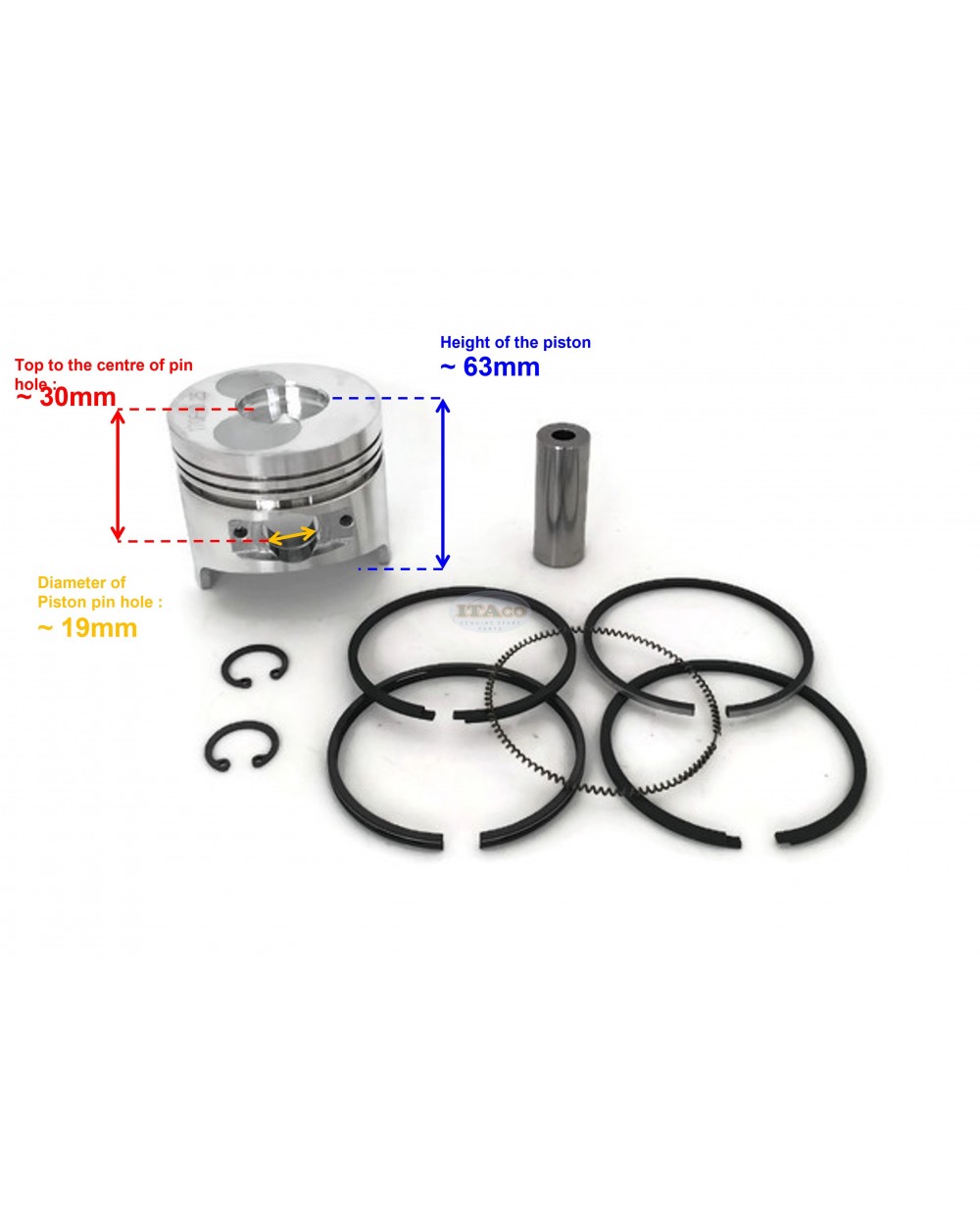 Diesel Yanmar Kubota Chinese Piston 170Fpiston025